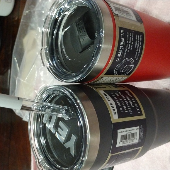 Yeti | Kitchen | 2 Yeti Cups One Red And One Charcoal | Poshmark
